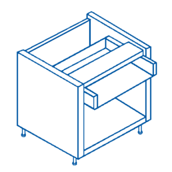 Bedside Drawline Bedroom Unit - Furniture Doors