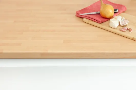 Beech Block Laminate Worktop Upstand 3M x 95 x 12mm - Furniture Doors