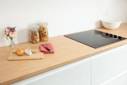 Beech Block Laminate Worktop Upstand 3M x 95 x 12mm - Furniture Doors