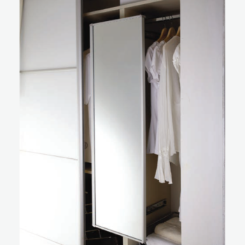 Pull-Out 90° Pivoting Mirror - Furniture Doors