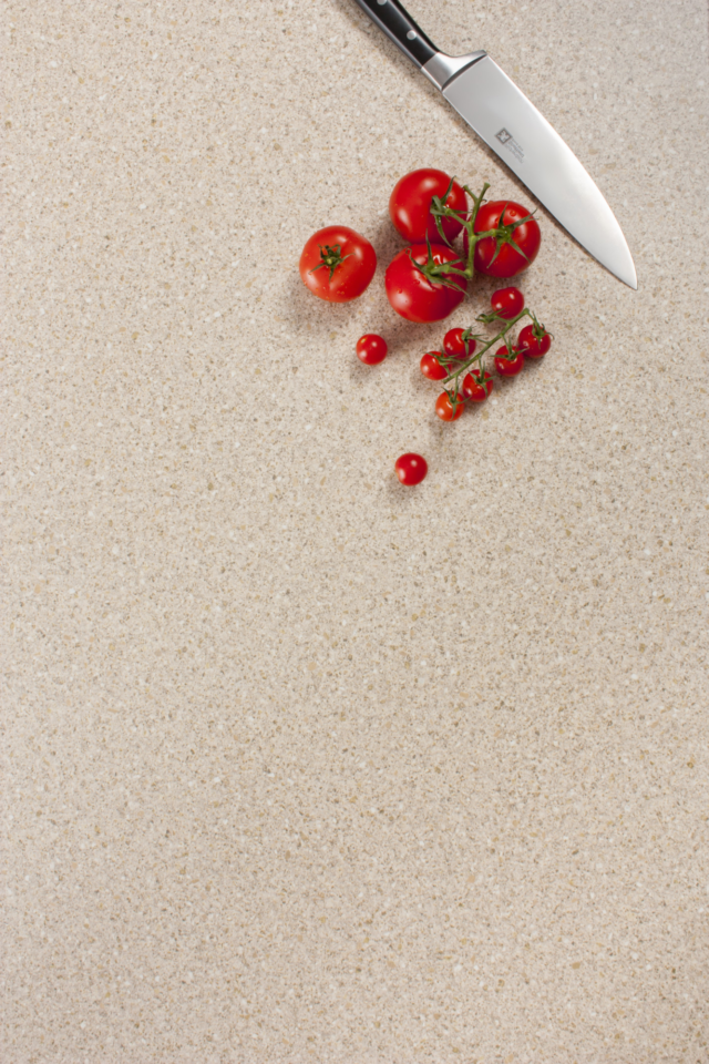 Cream Laminate Worktop Upstand - Taurus Beige - 3M x 120mm X 18mm