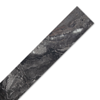 Megara Black Marble Effect Edging Strip - 1300mm x 44mm - Furniture Doors