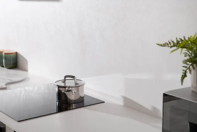 Blanc Crystal Zenith Worktop Splashback - 3M x 600mm x 9mm