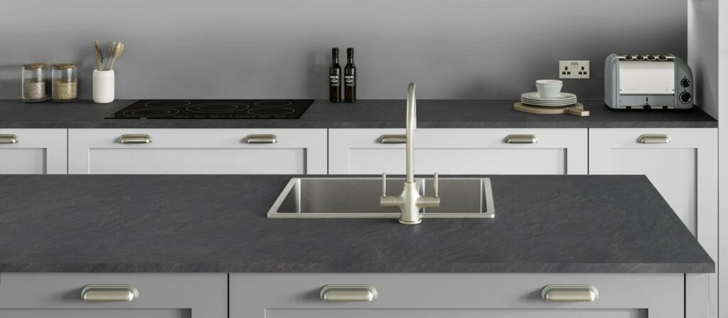 Kirkby Slate - Laminate Slate Effect Worktop 22mm | Furniture Doors