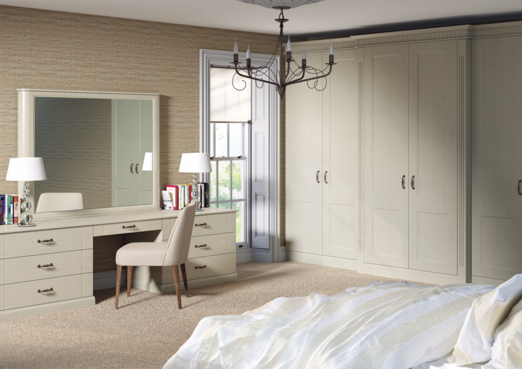 Contemporary Shaker Style Wardrobe Door - Oakgrain Mussel