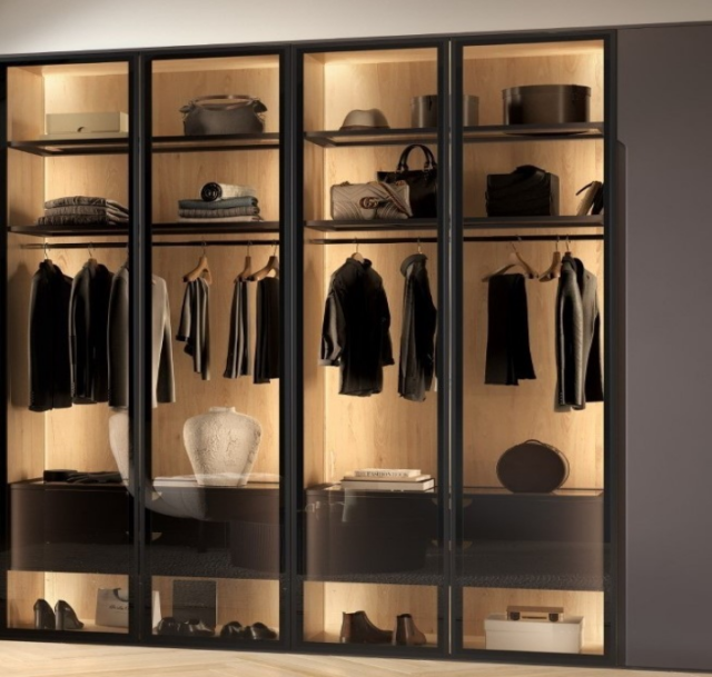 Aluminium Framed Glass Wardrobe Doors - Furniture Doors