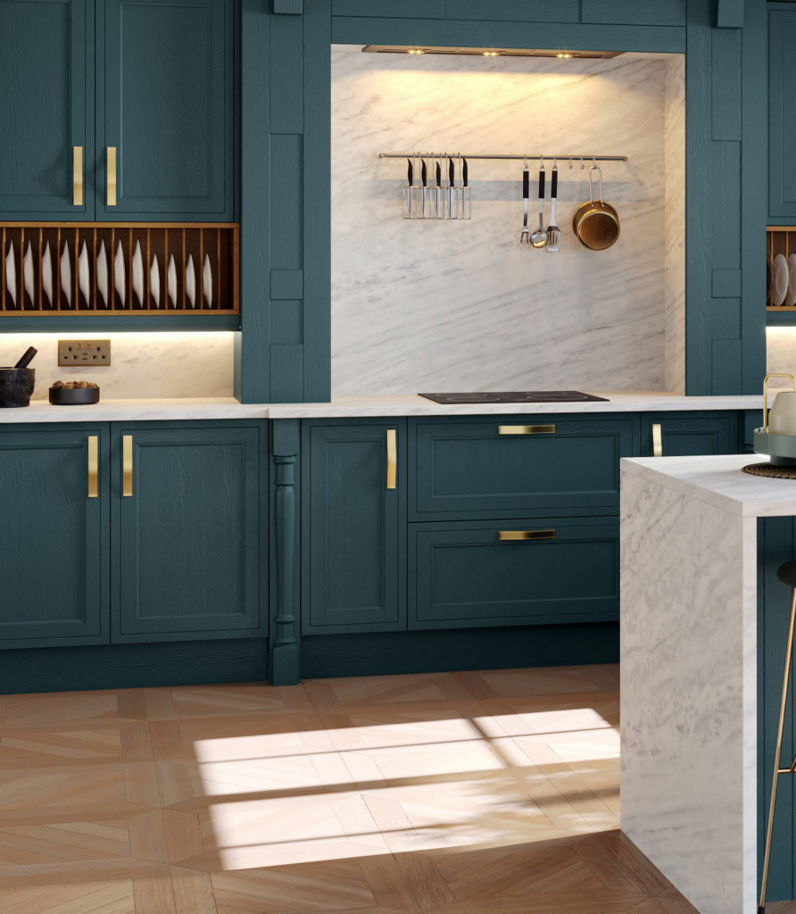 Inframe Effect Timber Shaker Door - Viridain - Furniture Doors