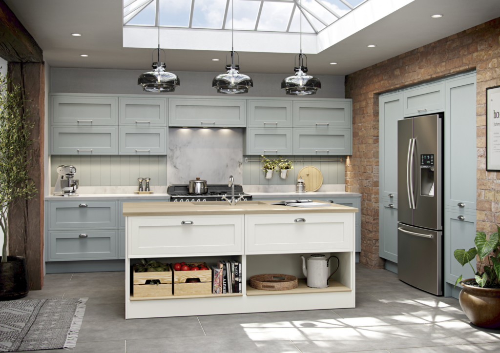 Inframe Effect Timber Shaker Door - Fjord - Furniture Doors